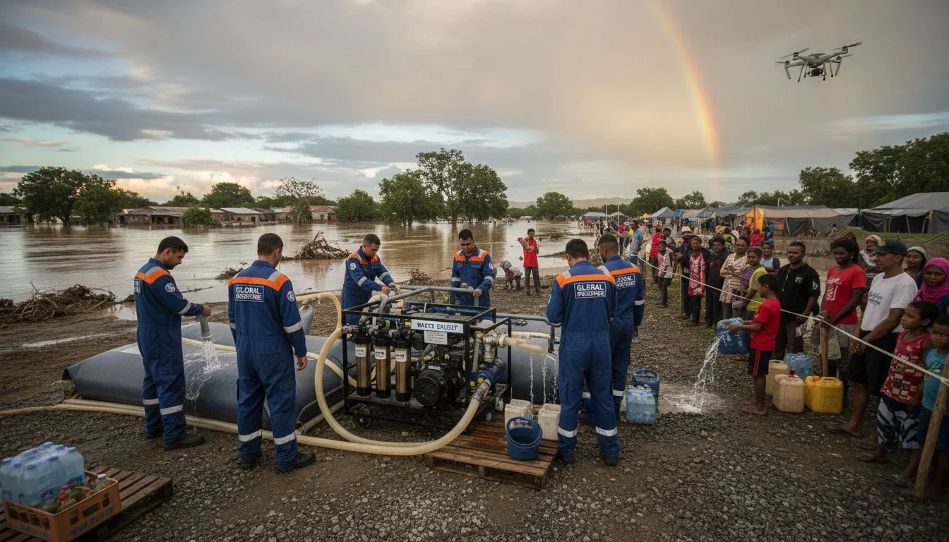 Procure Rapid Water Systems for Emergency Shelters